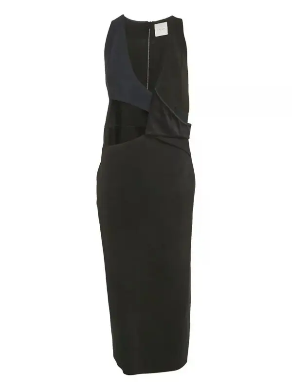 DION LEE Knit Cut-out Midi Dress
