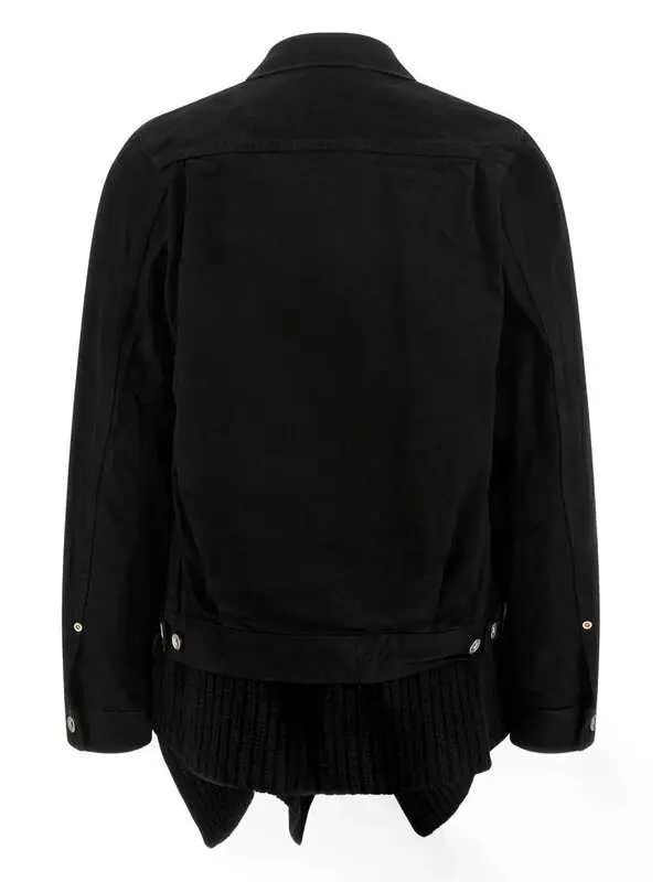 Sacai Quilted Front Zip Closure Jacket