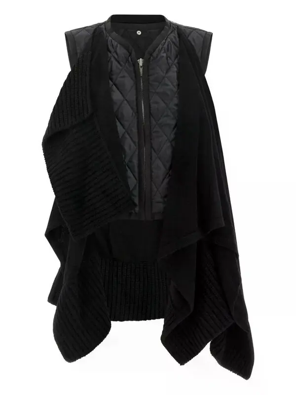 Sacai Quilted Front Zip Closure Jacket