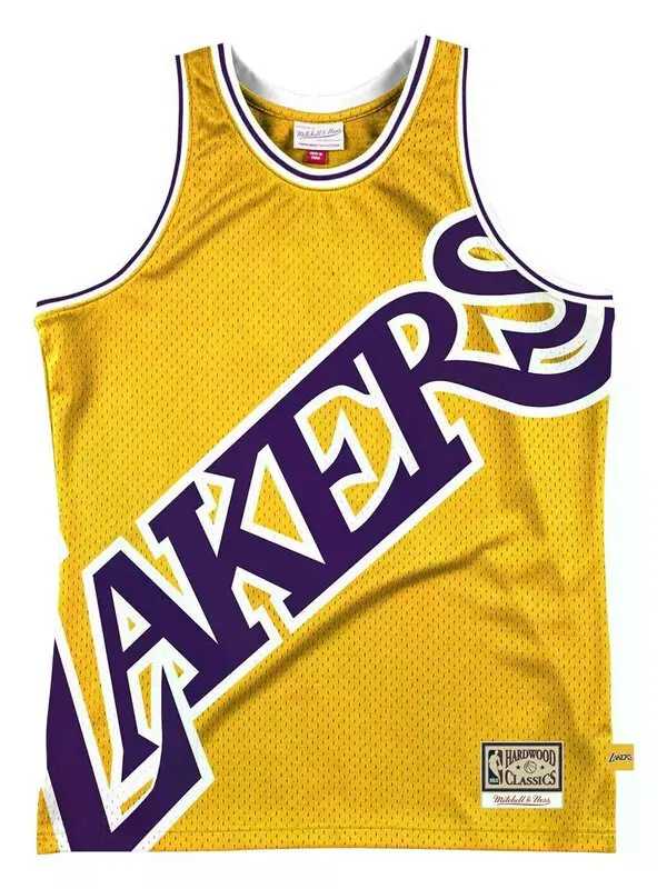 Mitchell & Ness X Nba Los Angeles Lakers Big Face 2.0 Tank Top - Yellow
