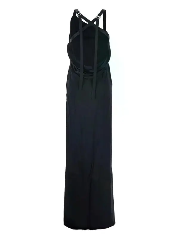 Attico Strappy Floor-length Dress