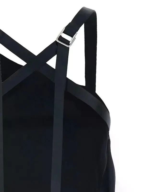 Attico Strappy Floor-length Dress