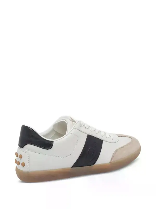 TOD'S Lace-up Logo Detail Sneakers - White