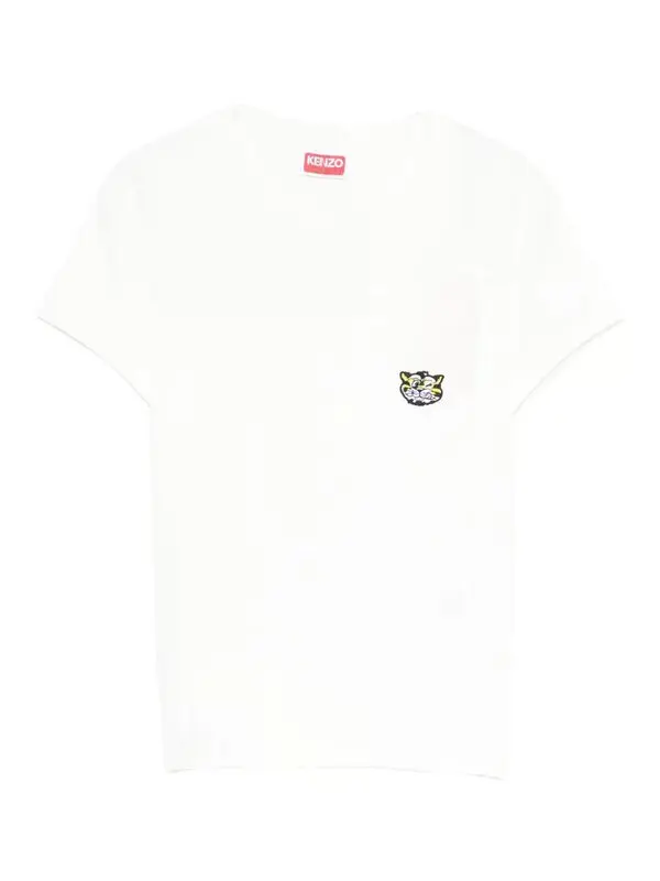 Kenzo Wild Tiger Motif T-shirt - White
