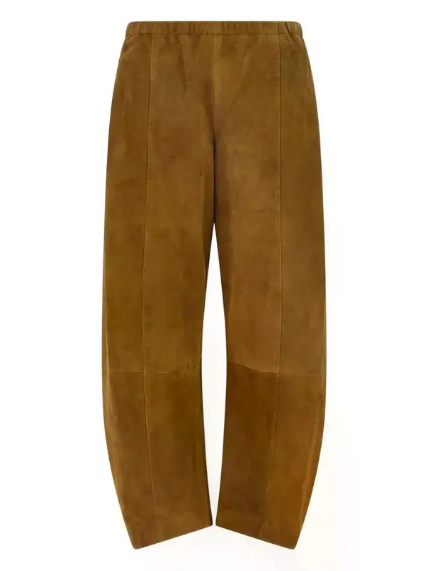Khaite Clover Elasticated-waist Wide-leg Trousers