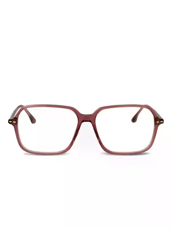 Isabel Marant Amaranth Geometric Square Frame Eyeglasses - Purple