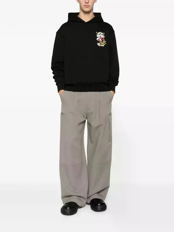 Kenzo Wild Tiger Graphic Hoodie - Black