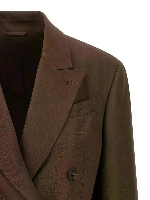 Brunello Cucinelli Peak Lapels Double-breasted Blazer