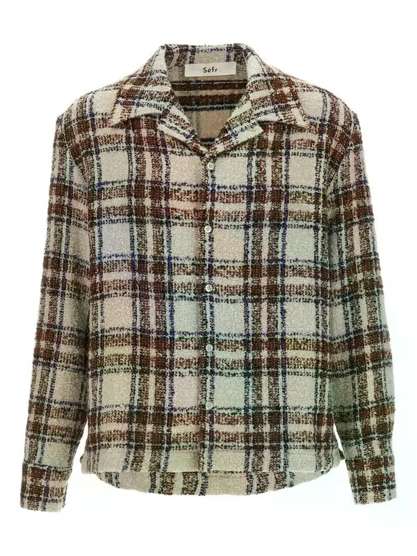 Séfr Ojai Textured Check Shirt
