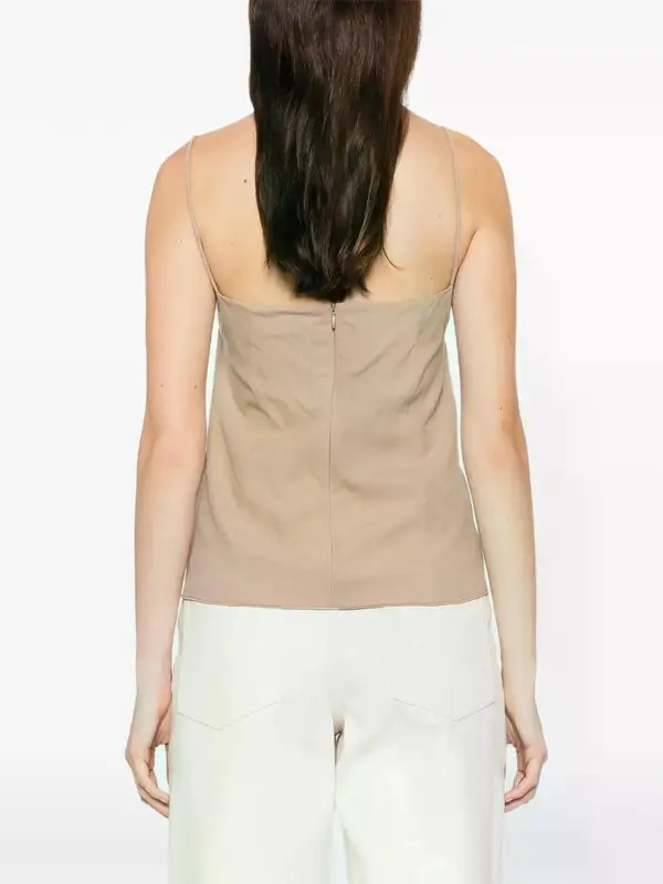 Max Mara V-neck Spaghetti Strap Top