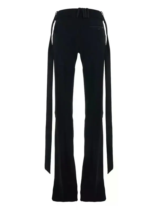 Attico Belt Loops Trousers - Black