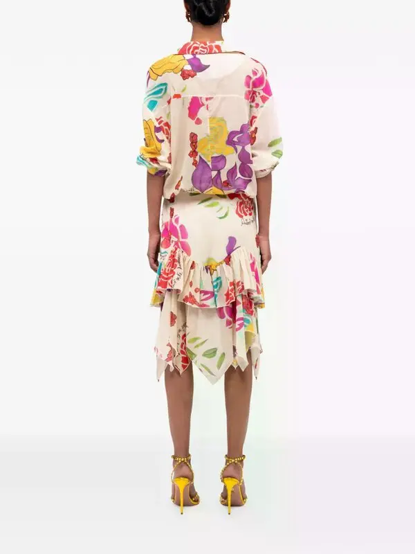 DONDE ESTEBAN Floral Cotton Shirt