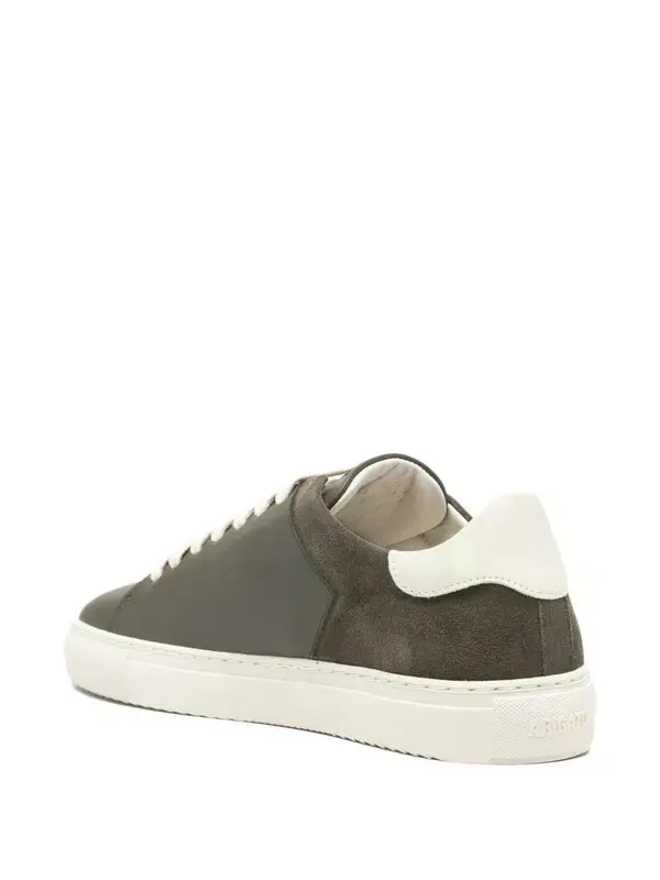 Axel Arigato Clean 90 Split Suede-panel Sneakers - Green