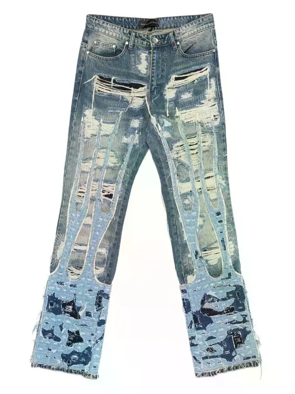 WHO DECIDES WAR Buttoned Jeans