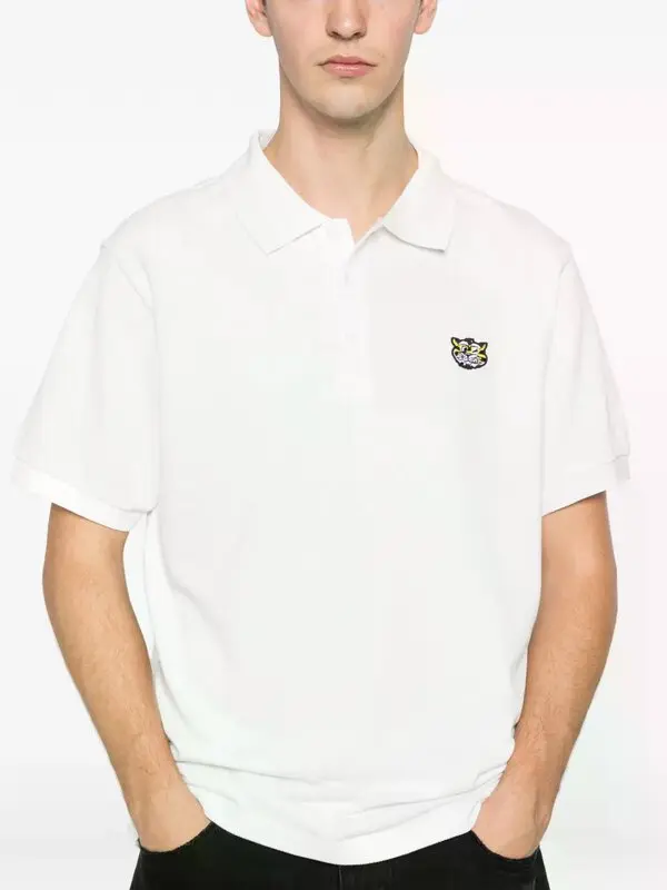 Kenzo Wild Tiger Polo Shirt - White