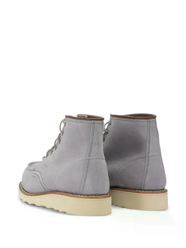 Red Wing Suede Lace-up Boots - Grey