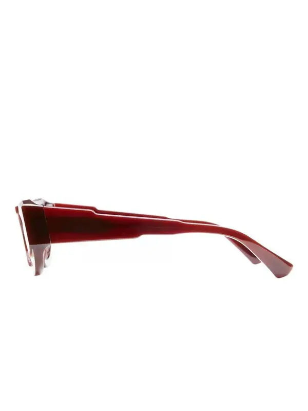 KUBORAUM Geometric-shape Eyeglasses - Brown