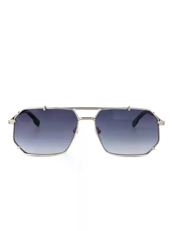 Dsquared2 Geometric Frame Sunglasses - Silver