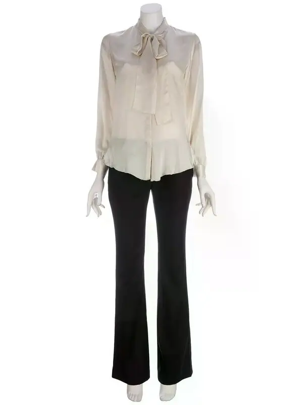 L'Agence Flared Trousers - Black
