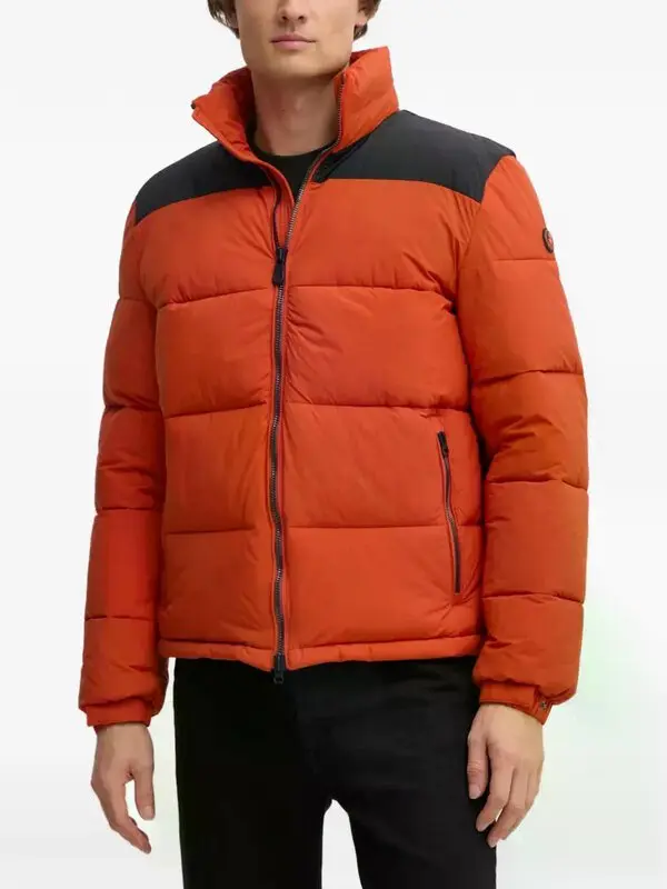 SAVE THE DUCK Padded Zip-up Jacket With Zip Pockets