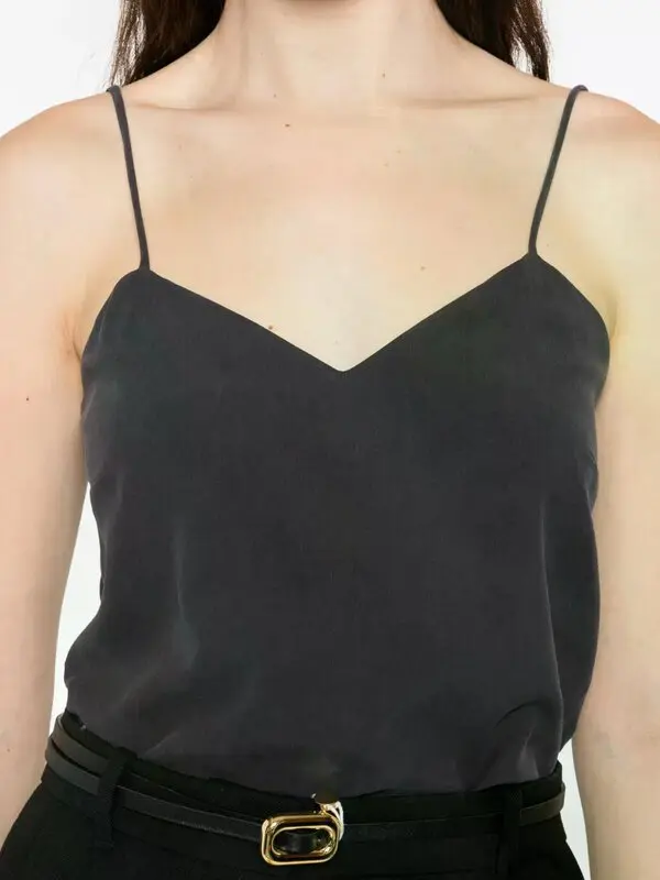 Max Mara Sleeveless V-neck Top