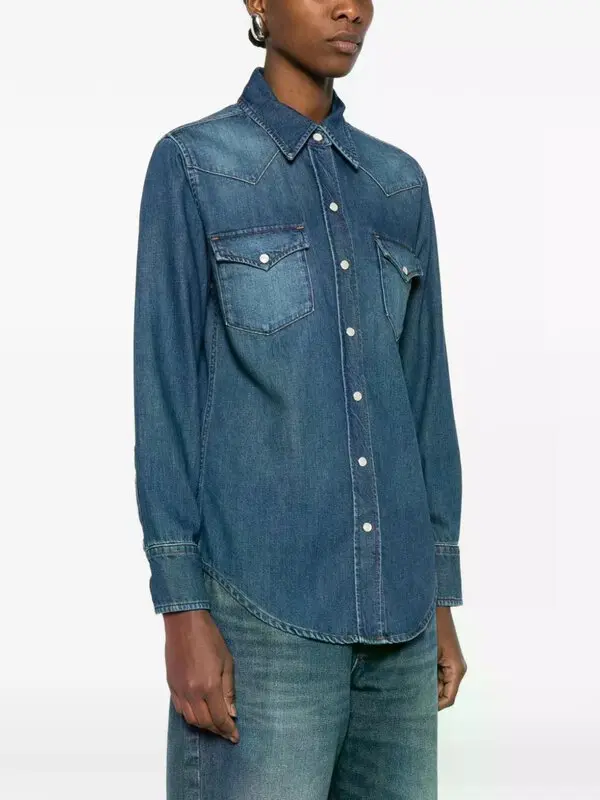 A.p.c. Western-style Chest Pocket Shirt