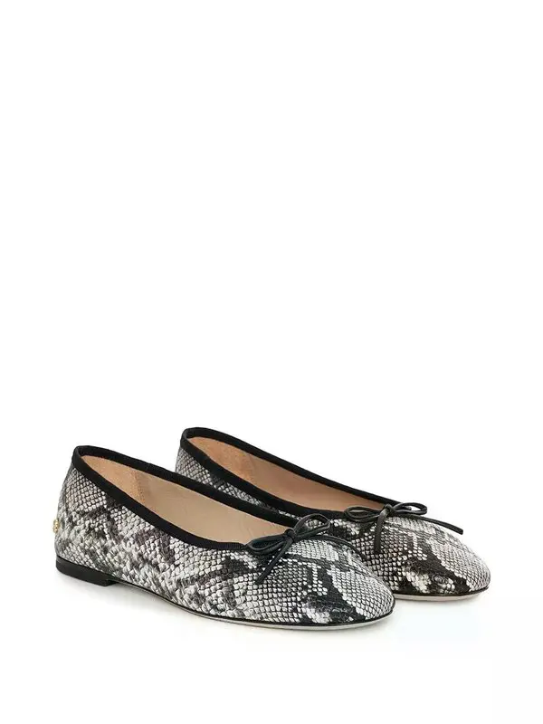 ANINE BING Jamie Bow Flats - White