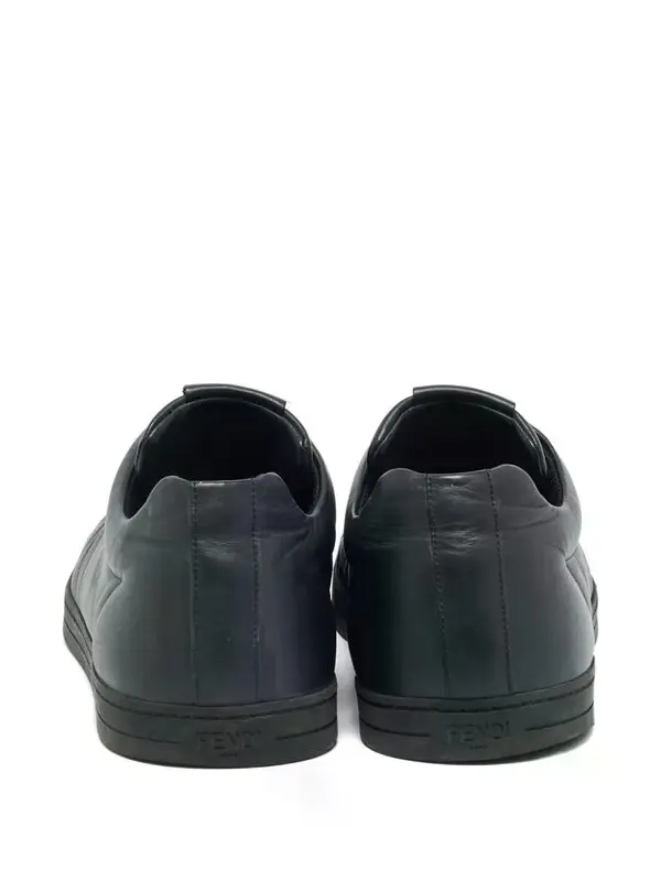 Fendi Monster Eye Leather Sneakers