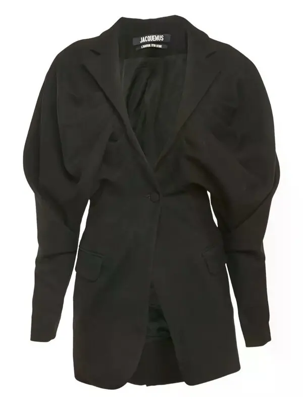 Jacquemus Pleated Wool Blazer