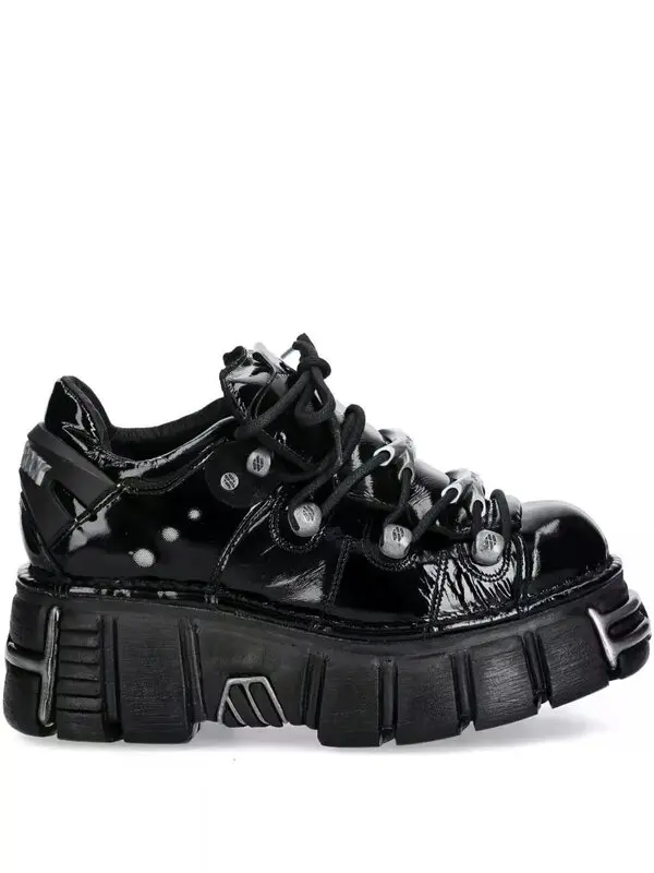 NEW ROCK 60mm Platform Sneakers With Eyelet Embellishment
