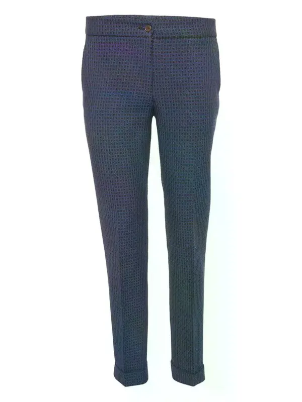 Etro Jacquard Skinny Trousers