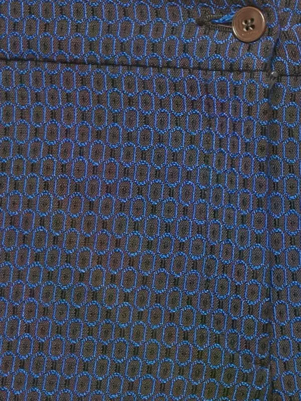 Etro Jacquard Skinny Trousers
