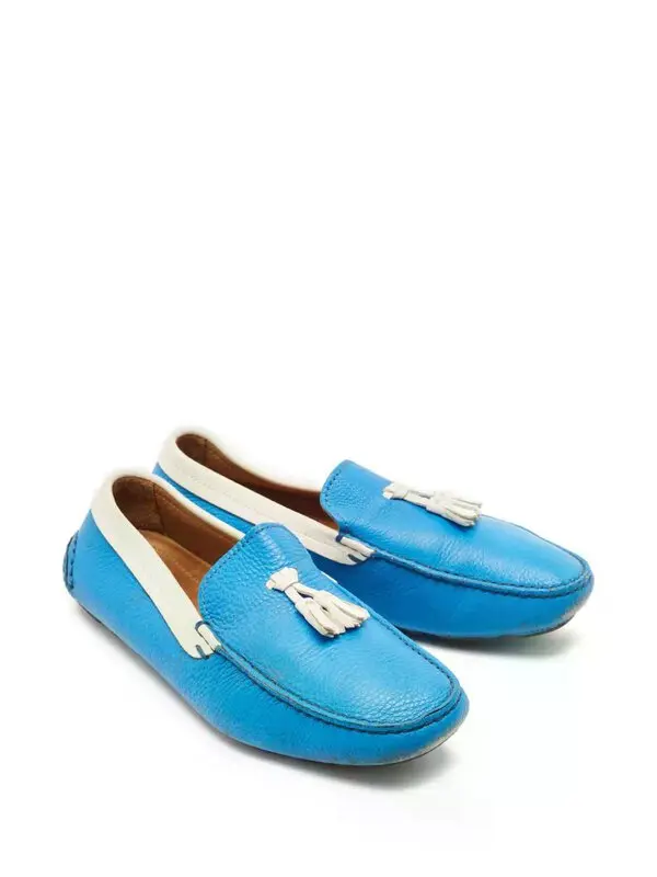 Giorgio Armani Leather Tassel Loafers
