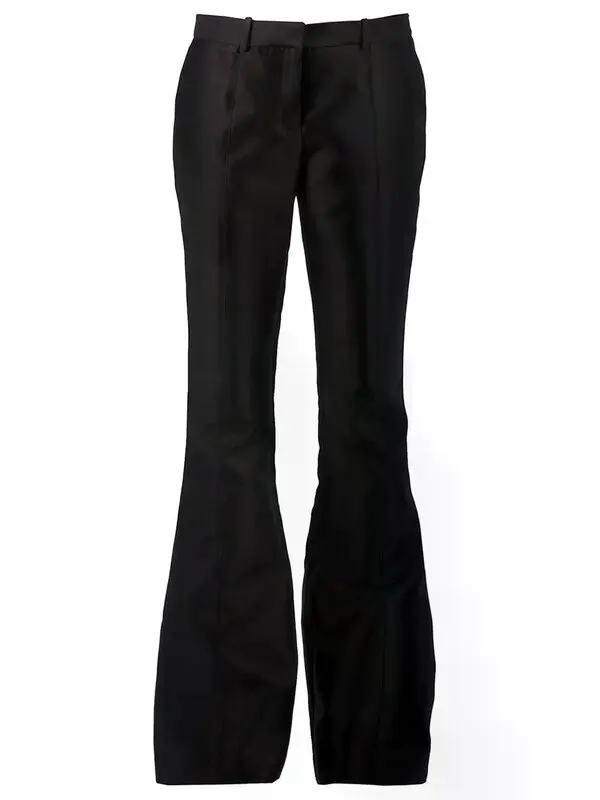 Linda Farrow Flared Trousers - Black