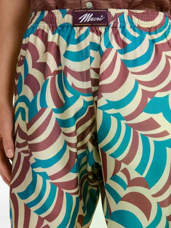 Marni Logo Swim Shorts