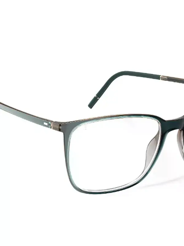 SILHOUETTE Rectangle Frame Eyeglasses - Black