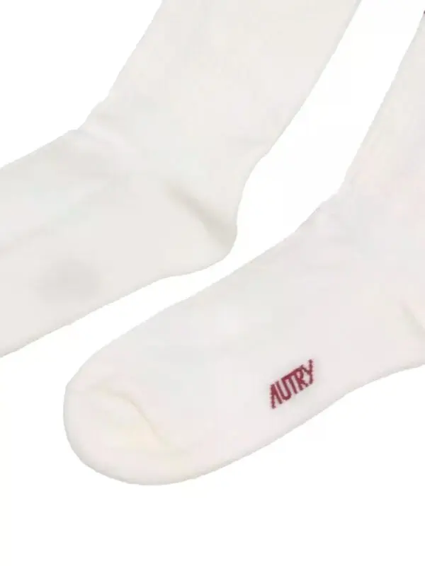 AUTRY Striped Crew Socks