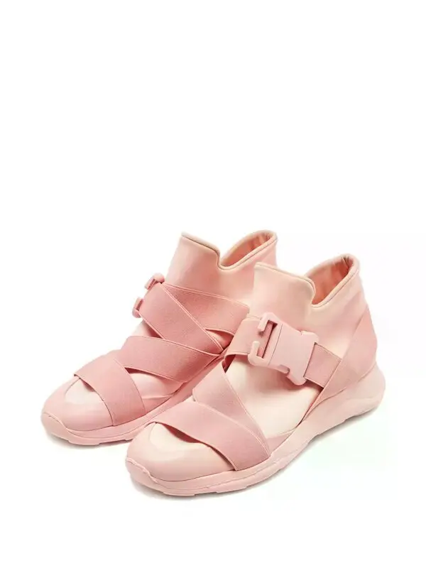 CHRISTOPHER KANE Buckle Leather Sneakers
