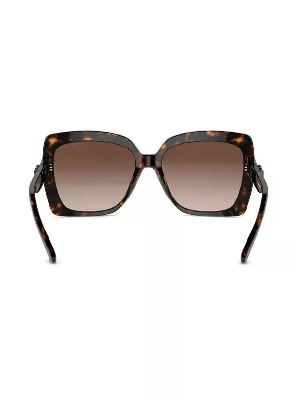 Michael Kors Oversize Square Frame Sunglasses With Tortoiseshell Effect