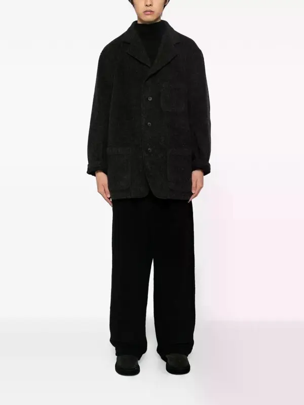 Yohji Yamamoto X Masses Herringbone Wool Jacket