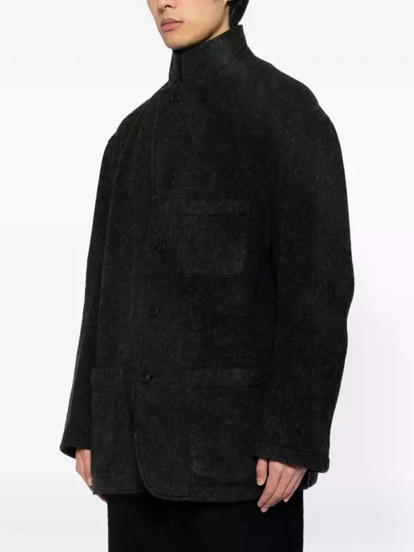 Yohji Yamamoto X Masses Herringbone Wool Jacket