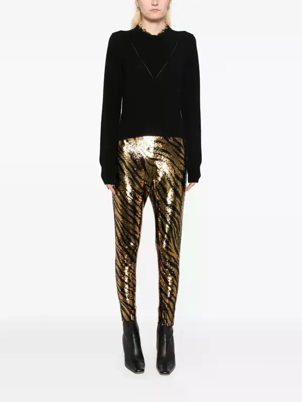 Balenciaga Sequin Stretch-jersey Leggings