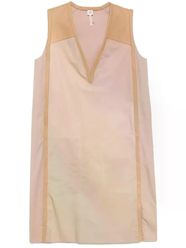 Hermès V-neck Sleeveless Dress - Pink