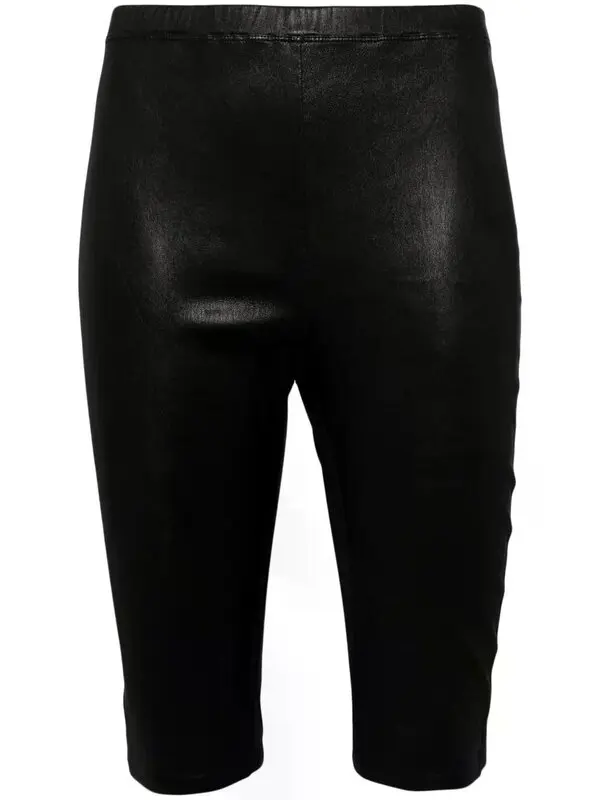 Loewe Anagram-debossed Leather Shorts
