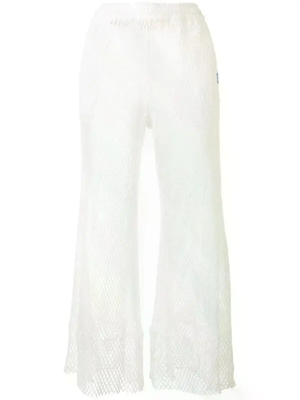 Mihara Yasuhiro Flared Mesh Trousers