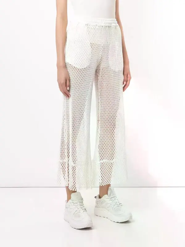 Mihara Yasuhiro Flared Mesh Trousers