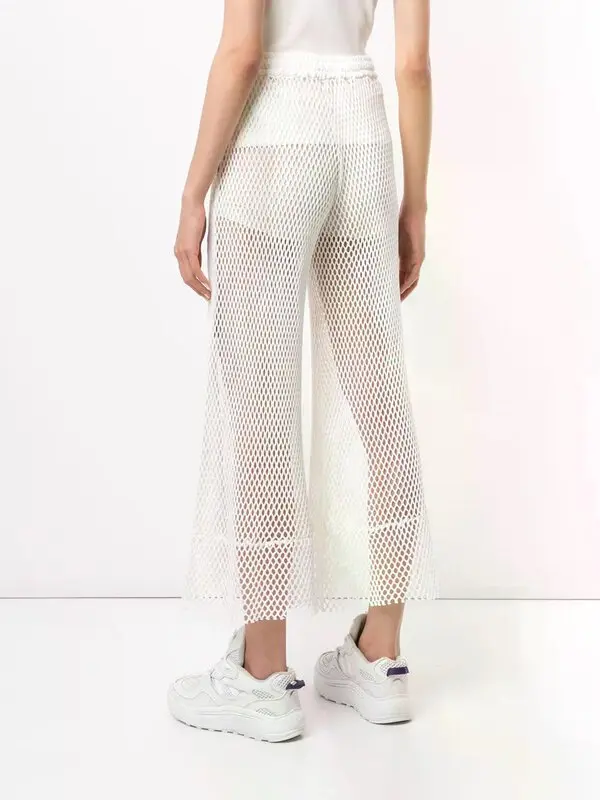 Mihara Yasuhiro Flared Mesh Trousers