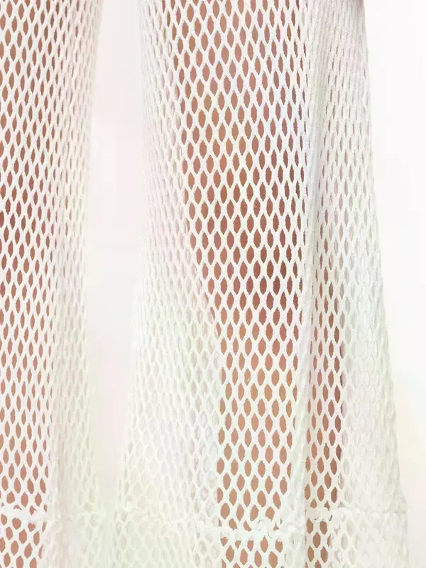 Mihara Yasuhiro Flared Mesh Trousers