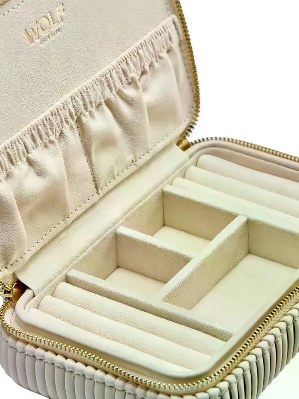 Wolf Bella Zipped Jewellery Box