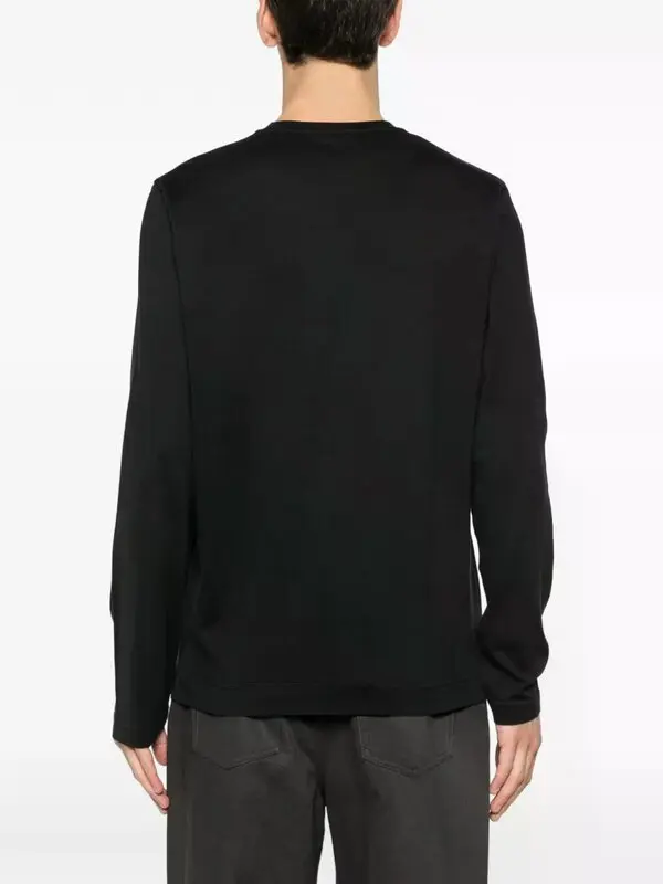 Fedeli Long-sleeve T-shirt - Black
